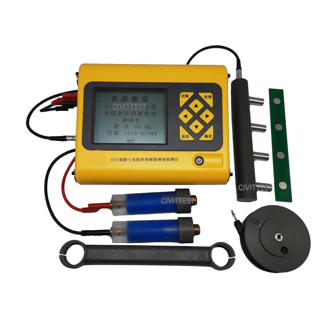 Ndt 시험 구체적인 저항력 및 보강 철근 부식 검사자 - Buy Corrosion Tester,Resistivity Test ...