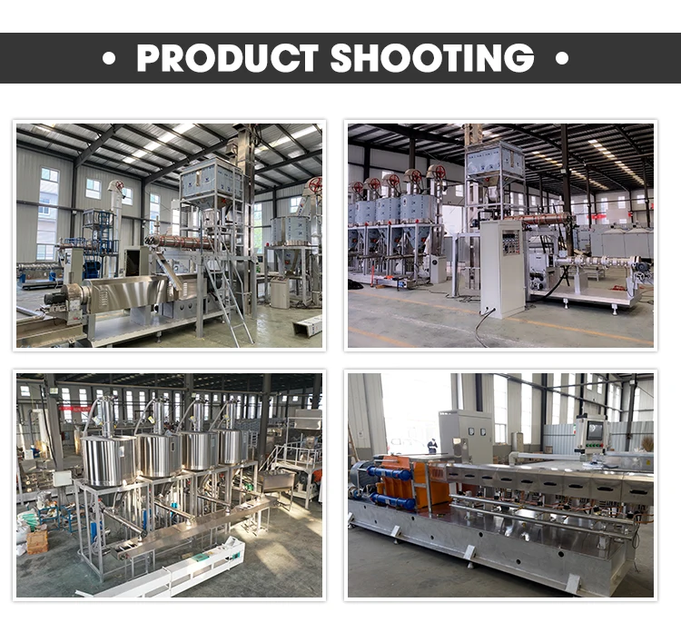 Soya Protein Chunks Nuggets Fiber Tsp Production Line Textures Twin ...