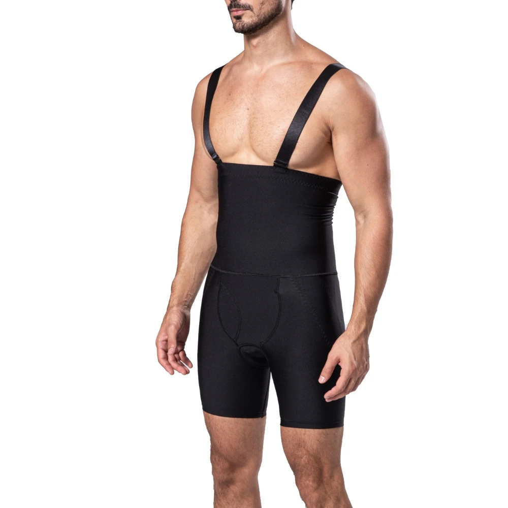 Sypnk02 Anti Rolling High Waist Men Shapewear Compression Boxers,Body ...