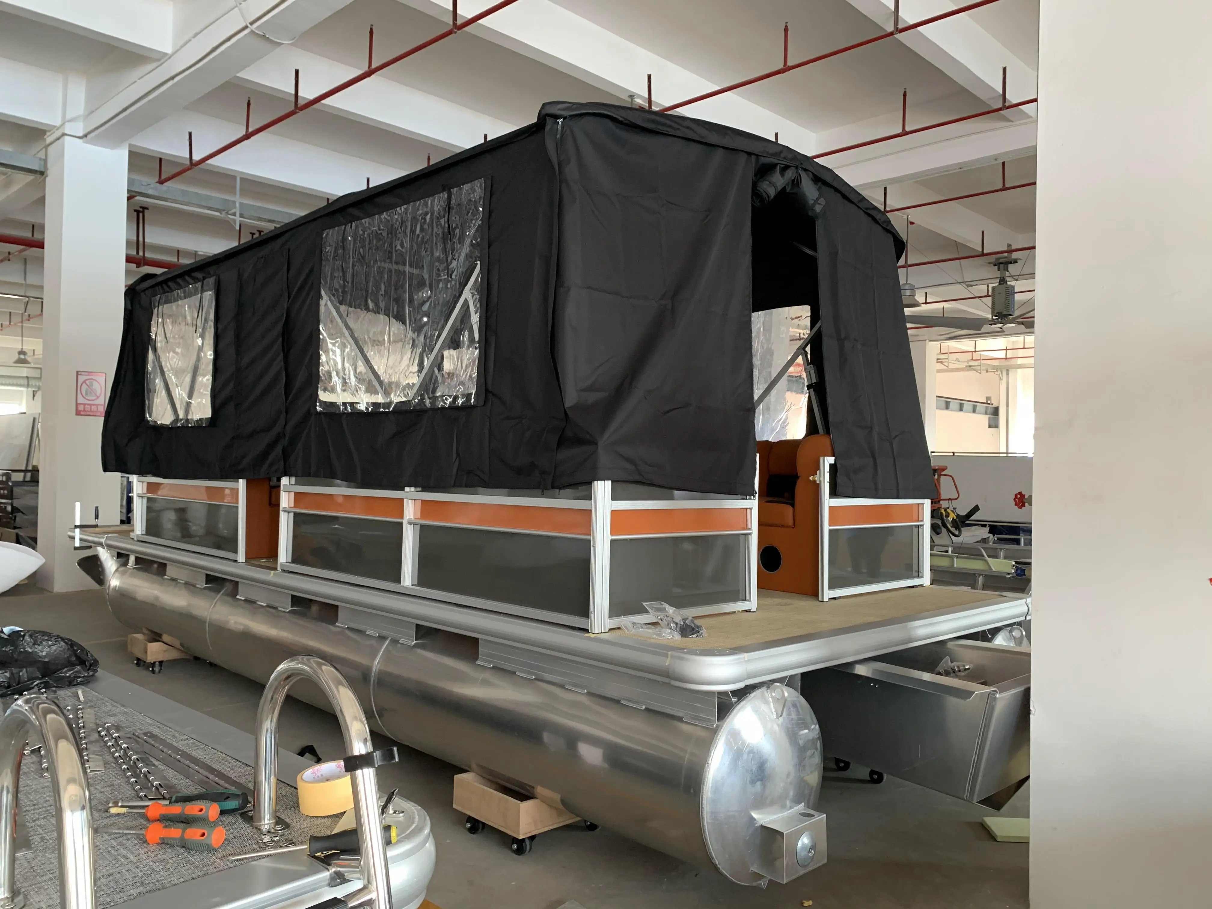 Kinocean 24ft Pontoon Boat - Luxury Aluminum with Best Price