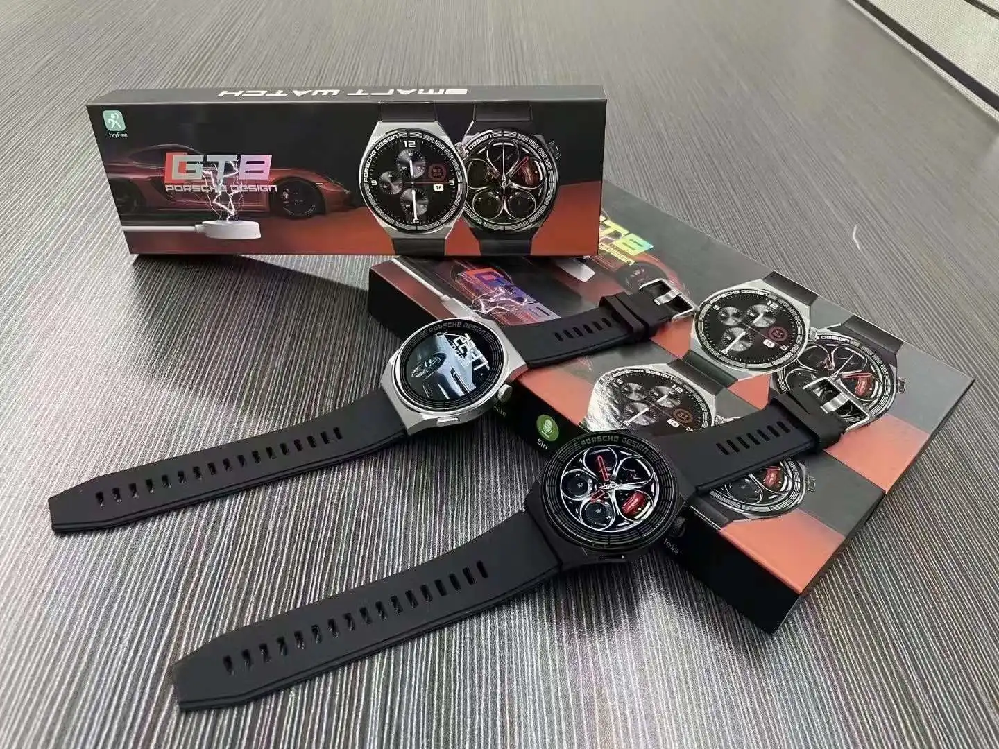 GT8 Smartwatch for Men with NFC - Heart Rate & Blood Oxygen