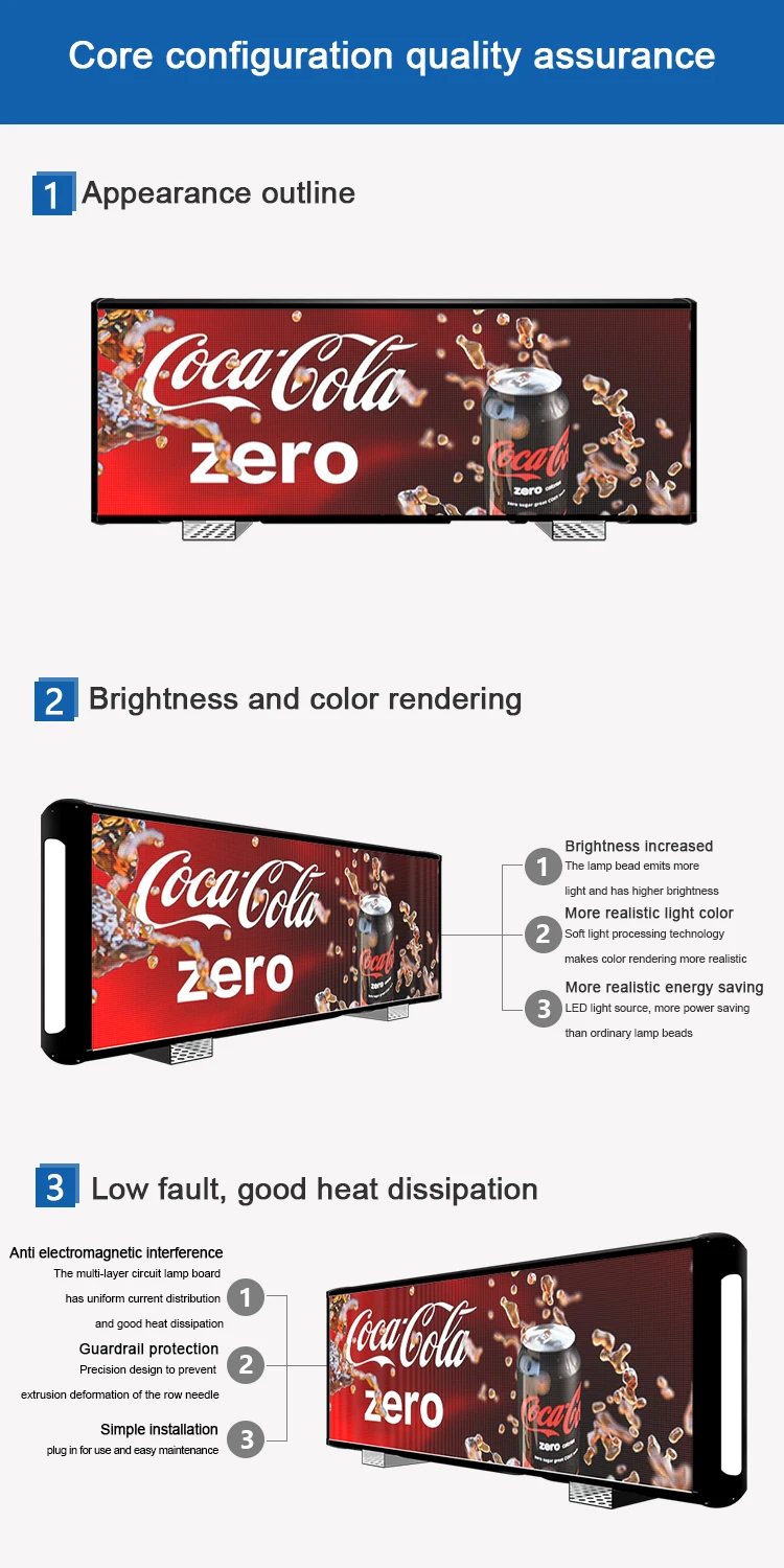 Waterproof Car Roof Moving Advertising Billboard Wifi Led Display ...