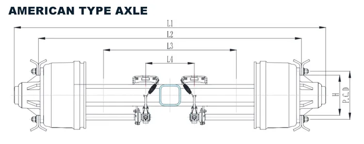 Cheap And Good Quality Different Types Axle Trucks And Trailers Parts ...