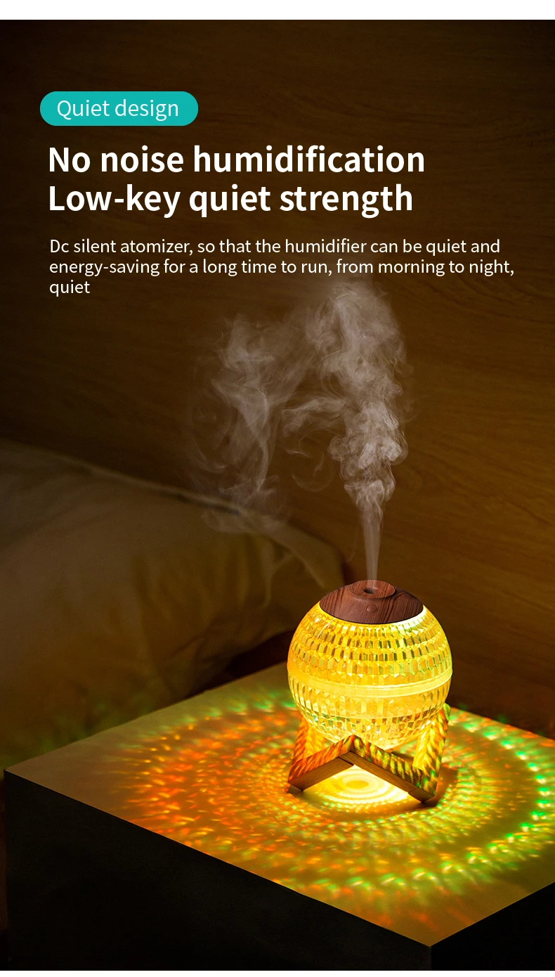Crystal Ball Humidifier - Ultrasonic Aromatherapy Diffuser