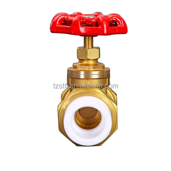 DN20 DN25 Brass PPR Gate Valve Tap Water Double Union Copper Gate Valve