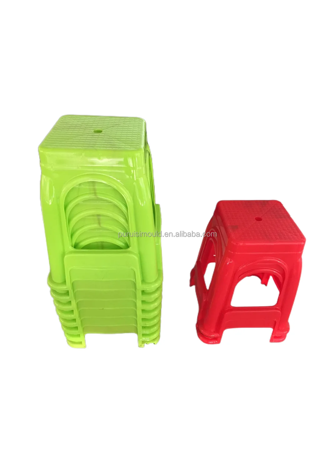Adult Big Plastic Rattan Stool Injection Molding Outdoor Furniture ...