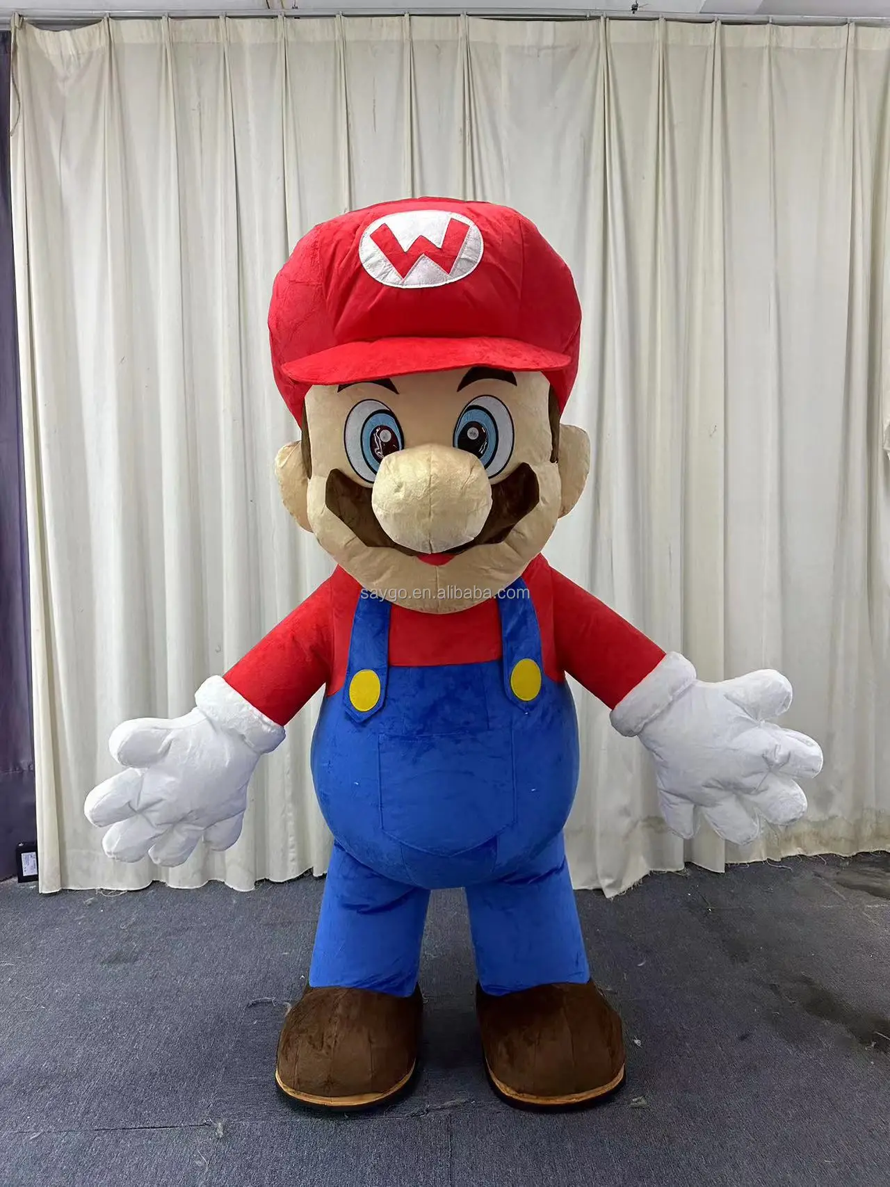 Adult Super Mario Brothers Costumes - Inflatable Mario & Luigi Mascots ...