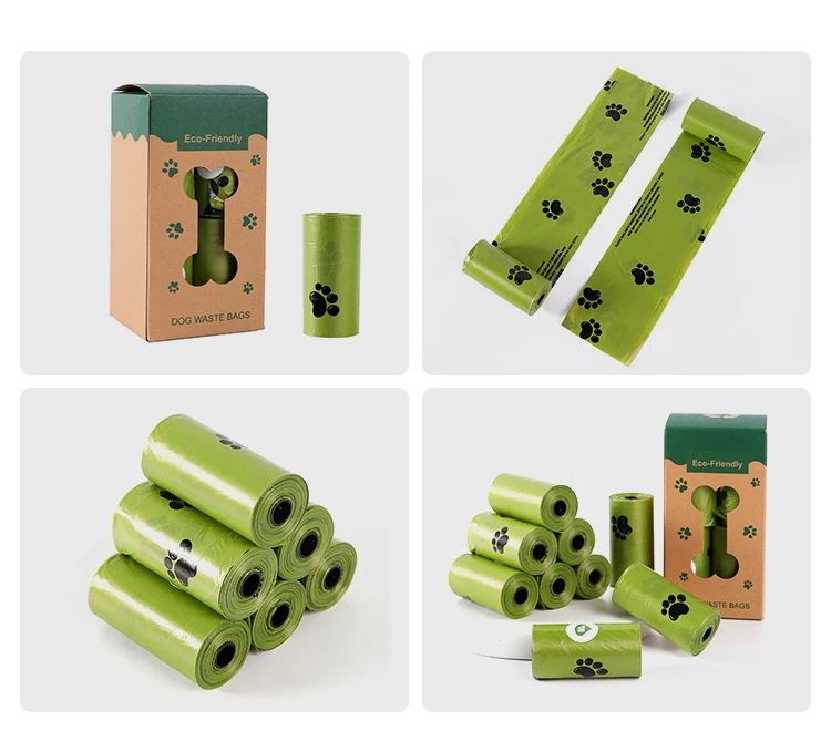 Custom Printed Pet Poop Waste Disposal Bag Biodegradable Compostable ...