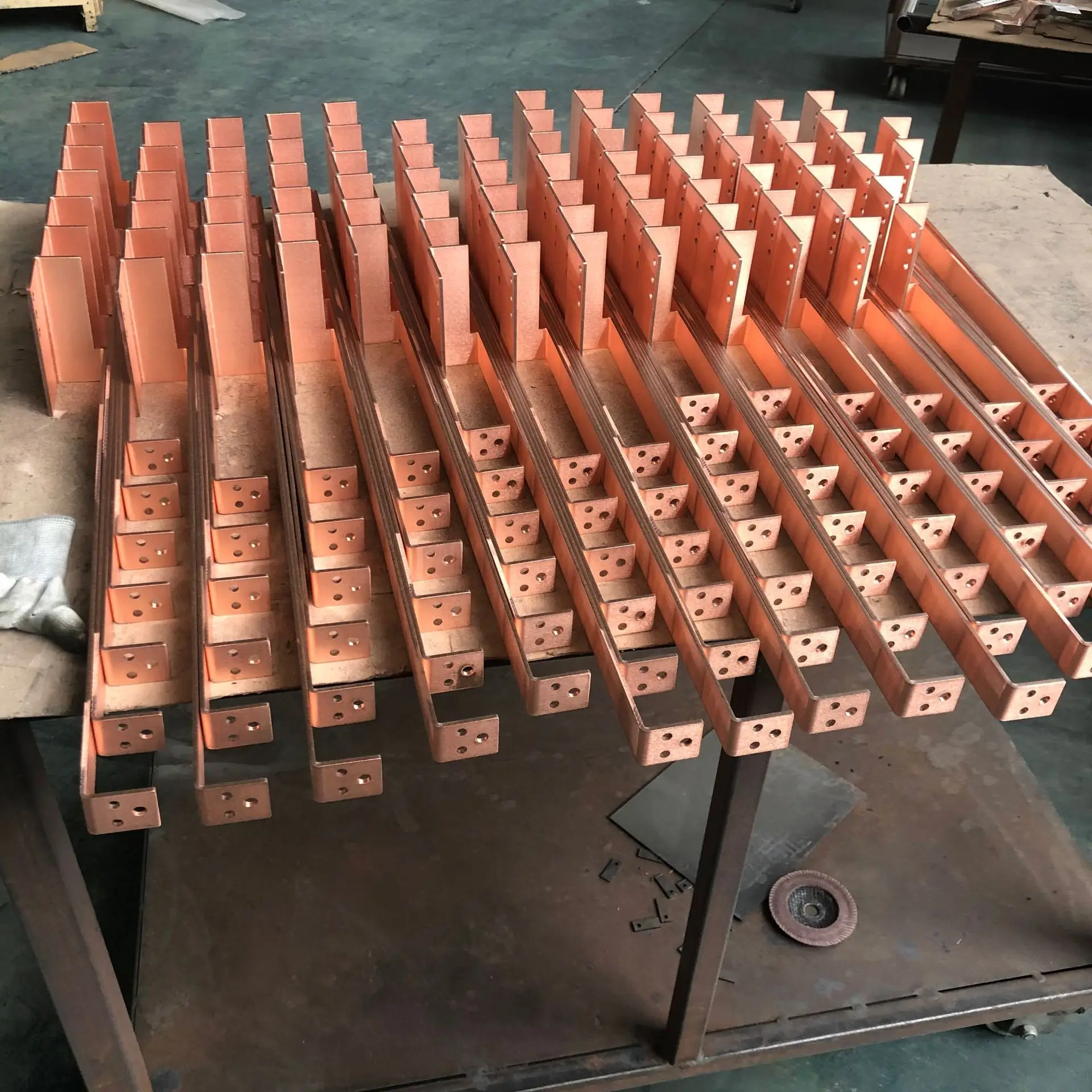 Copper Laminated Flexible Bus Bar Connector for Electrical Applications ...