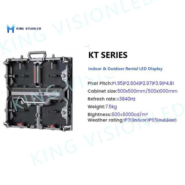 King Visionled Portable High Refresh LED Die-cast Aluminum Stage Rental ...