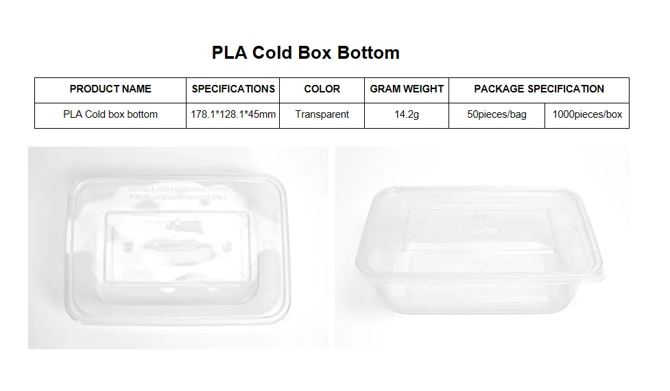 Clear Biodegradable Polylactic Acid Pla Dessert Biscuit And Cookie ...