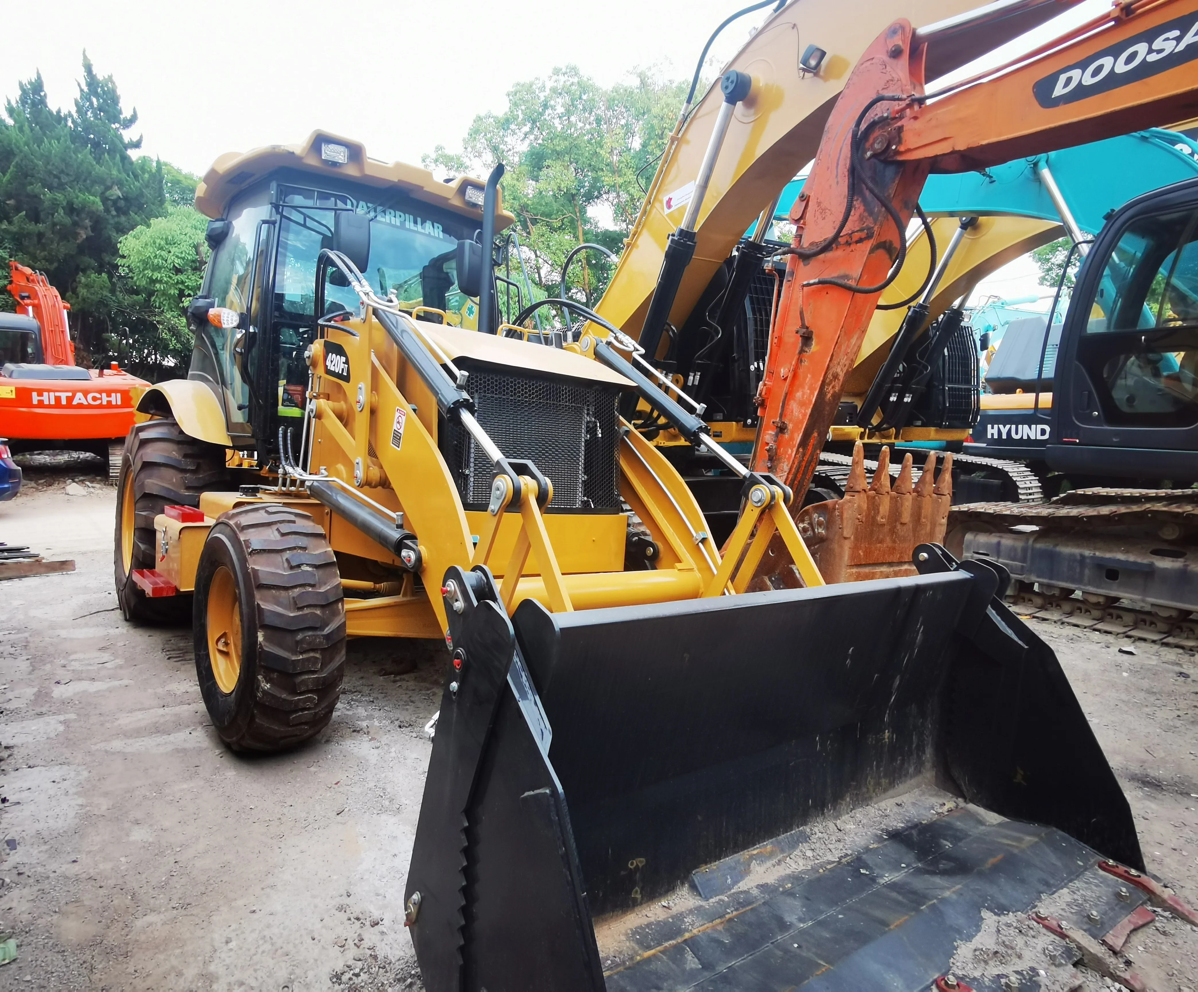Cheap Sale Used Caterpillar CAT 420F2 Backhoe Loader 5.8ton ...