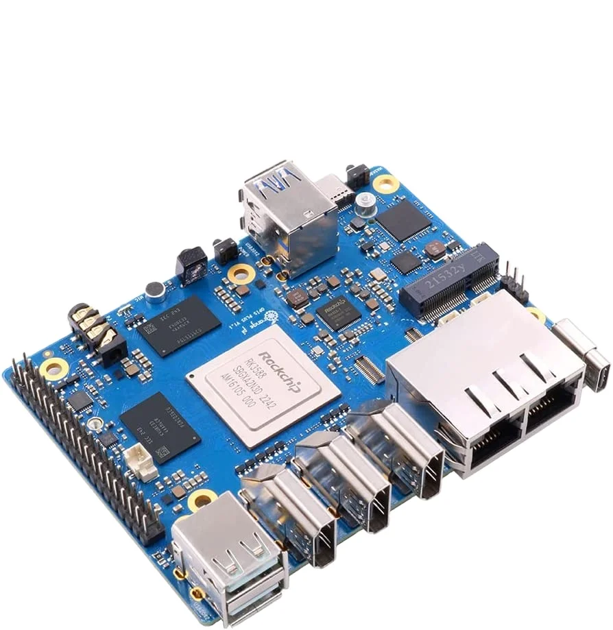 AIsmartlink LPDDR4/4x Rock chip RK3588 8-Core 64-Bit Single Board Computer with eMMC Orange Pi 5 ...