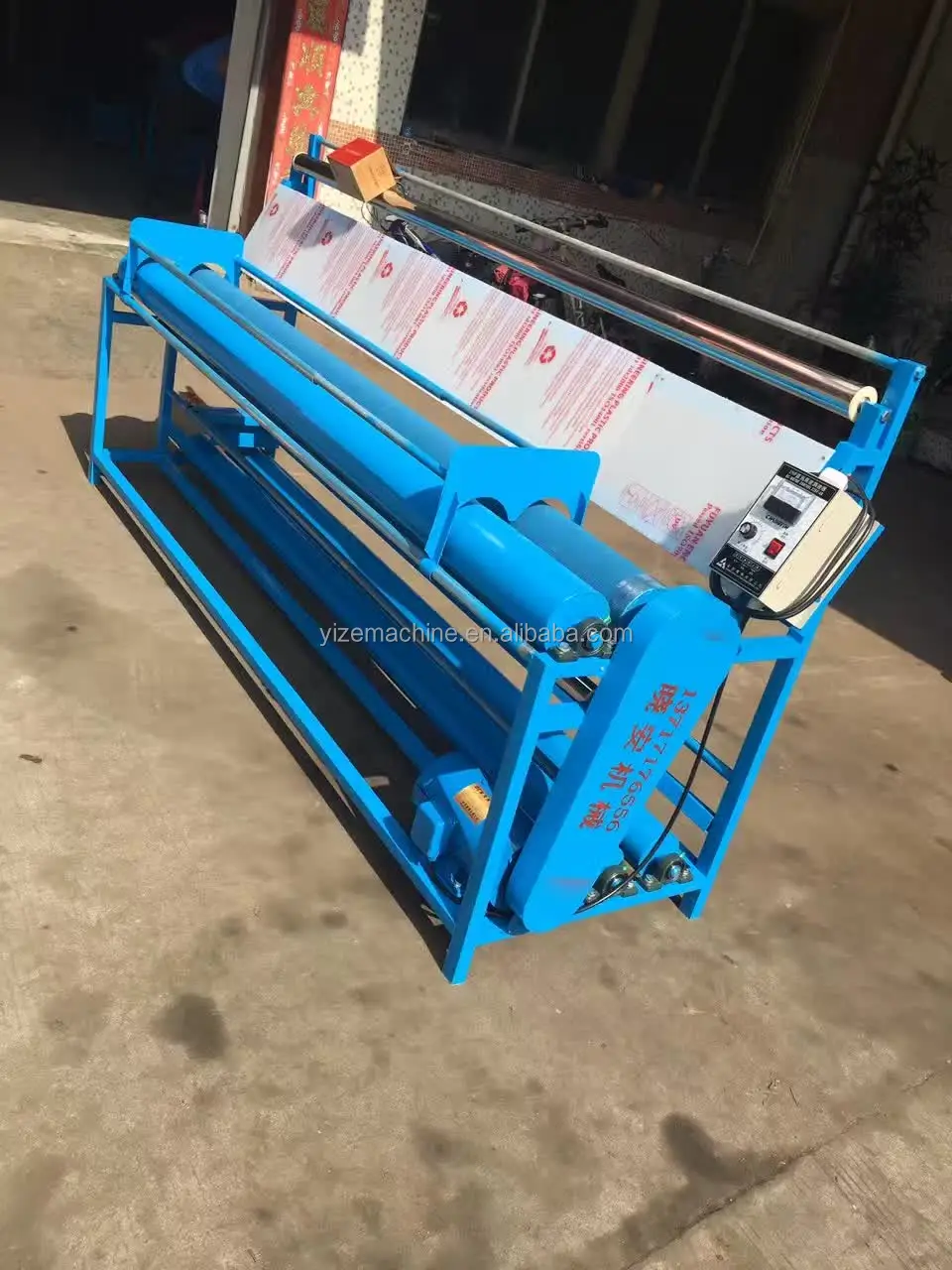 Automatic Fabric Roller Counter Measuring Winding Counting Machine ...