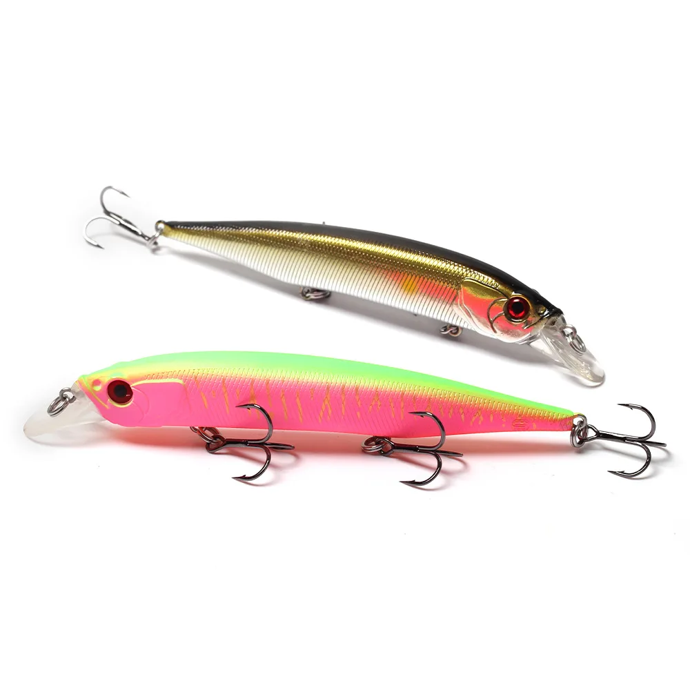 15g Fishing Minnows Hard Lure Freshwater Jerkbait Floating Minnow Lures ...