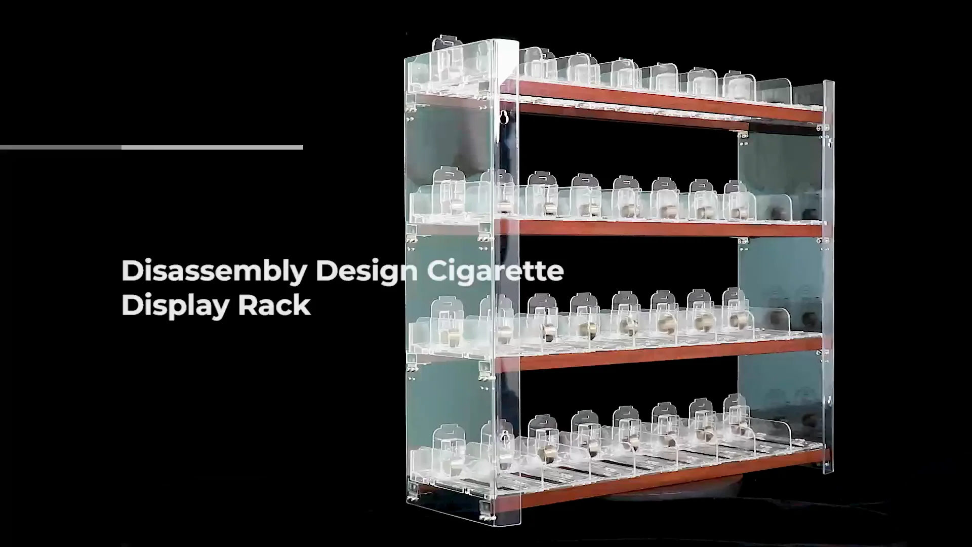 Convenience Store Cigarette Pusher Rack Wall Mount Acrylic Cigarette Racks Buy Cigarette 