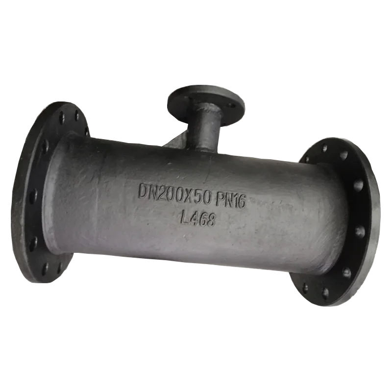 All Flanged Equal/reducing Tee Ductile Iron Pn10/16/25/40 Iso2531 - Buy ...