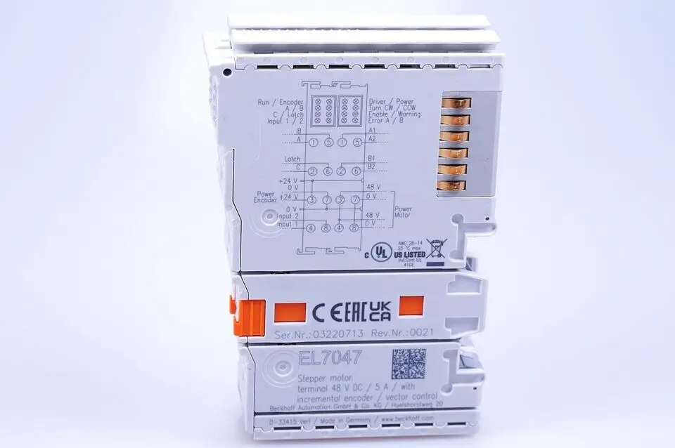 Beckhoff El7047 | Ethercat Terminal,1-channel Motion Interface,Stepper Motor,48 V Dc,5 A - Buy ...