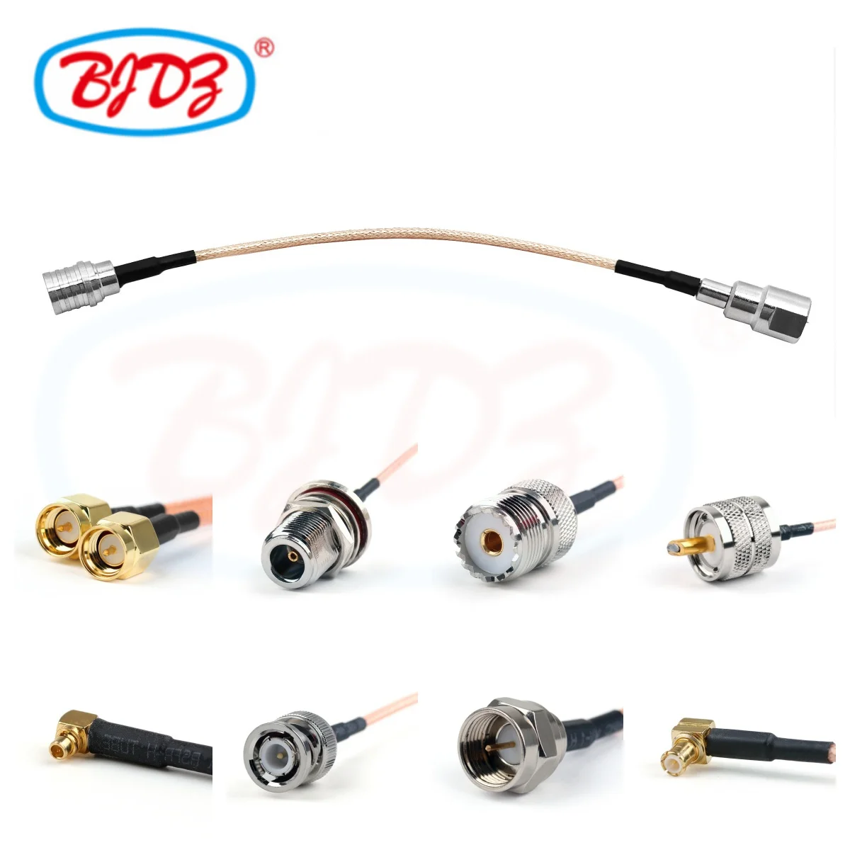 RP N Type F SMA MCX MMCX BNC TNC QMA FME UHF SMB Jack Male Plug 90 ...