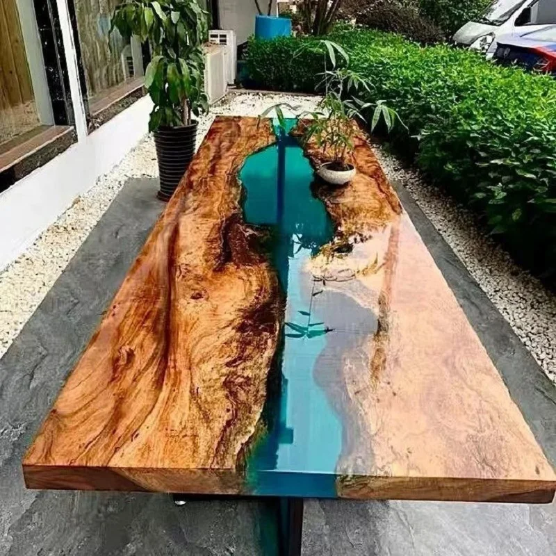 Factory Directly Offer Top River Epoxy River Table Resin Wood Table ...