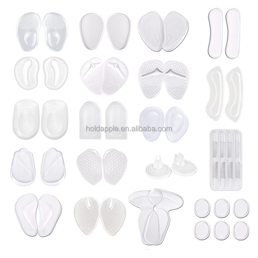 Medial & Lateral Heel Wedge Silicone Insoles - Supination & Pronation ...