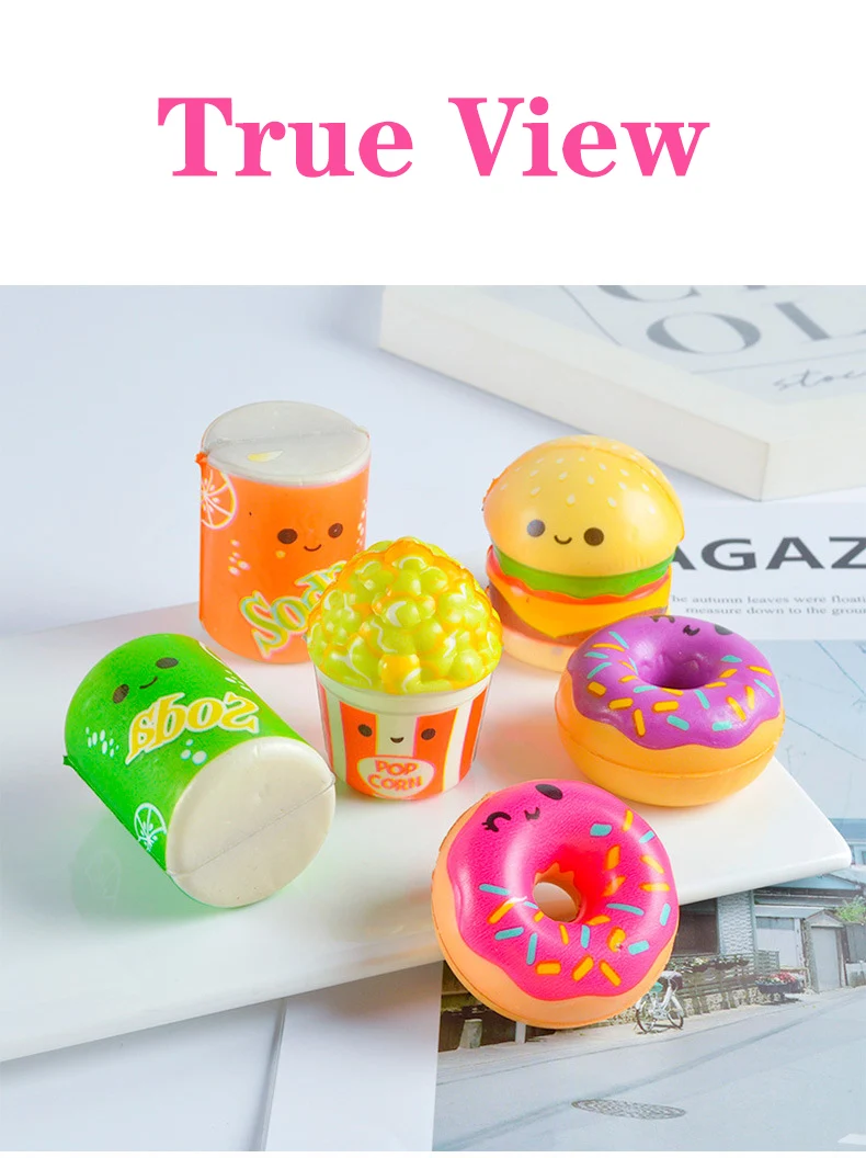 Squishy Jumbo Slow Rising Squishy Toys for Kids & Stress Relief