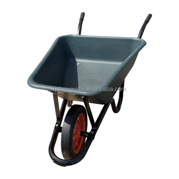 WB3800 Wheelbarrow - Durable Plastic Tray & Heavy Load Capacity