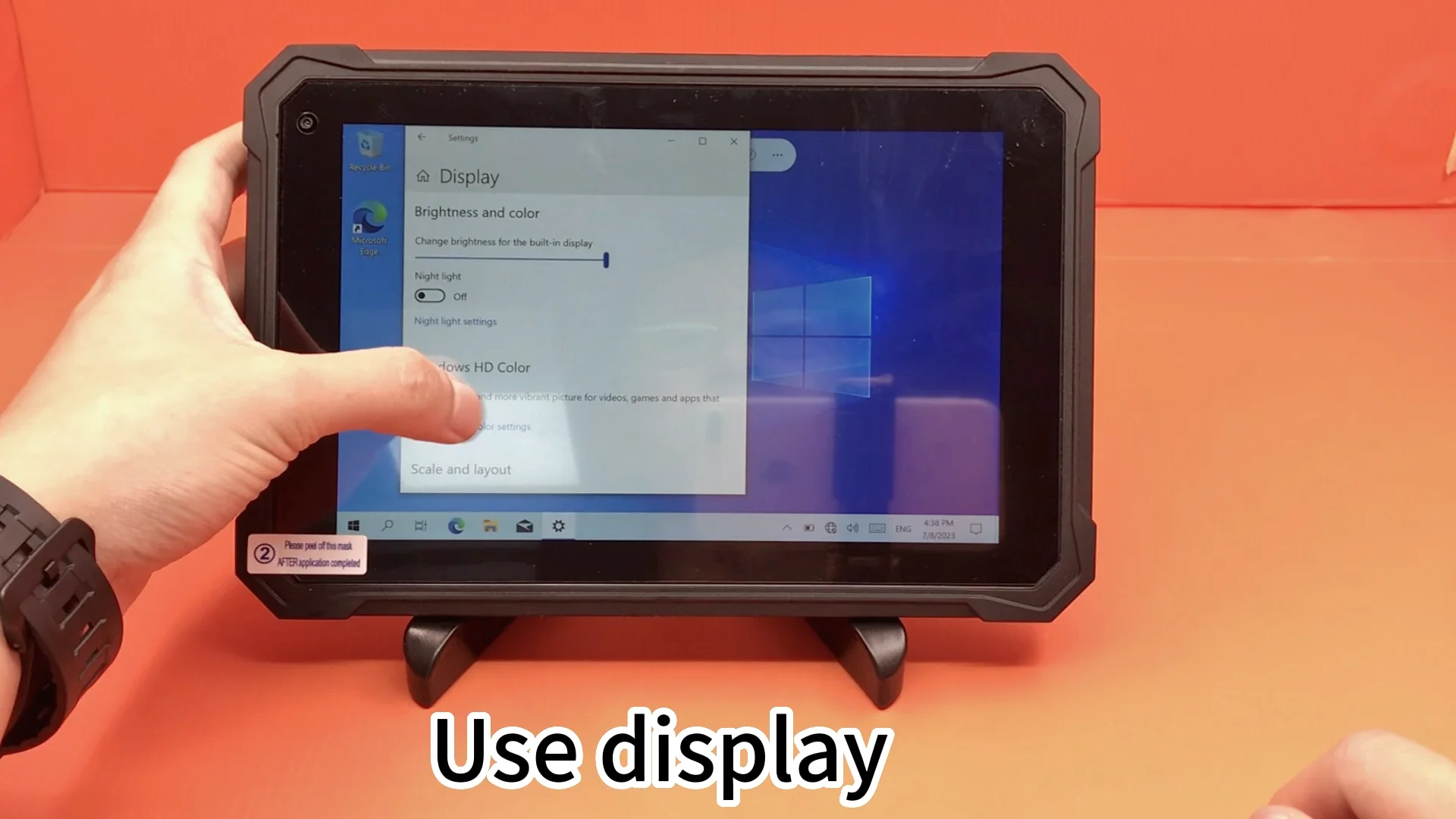 Oem Detachable Wifi 8 Inch Industrial Tablet Usb3.0 Ip67 Win10 N4120 ...