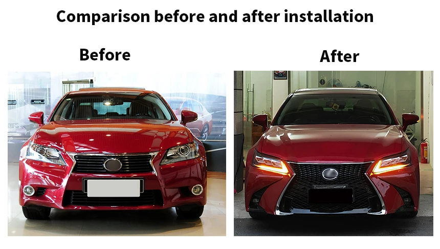 Facelift Bodykit Grille Front Bumper Set For Lexus Gs Gs250 2012-2015 ...