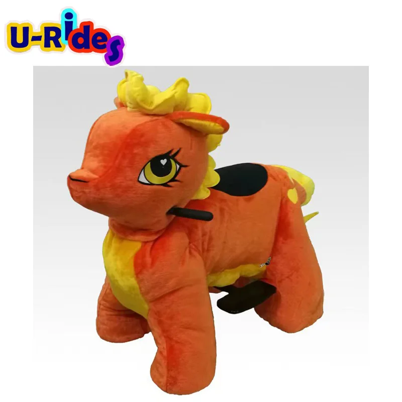 Hot Selling Animal Ride Electric Motorized Plush Cars Kids Ride On ...