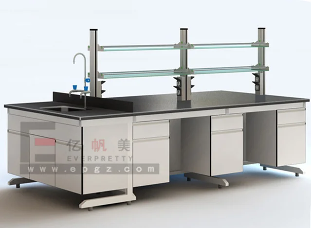 Large Size Chemistry Lab Furniture - Lab Table with Sink