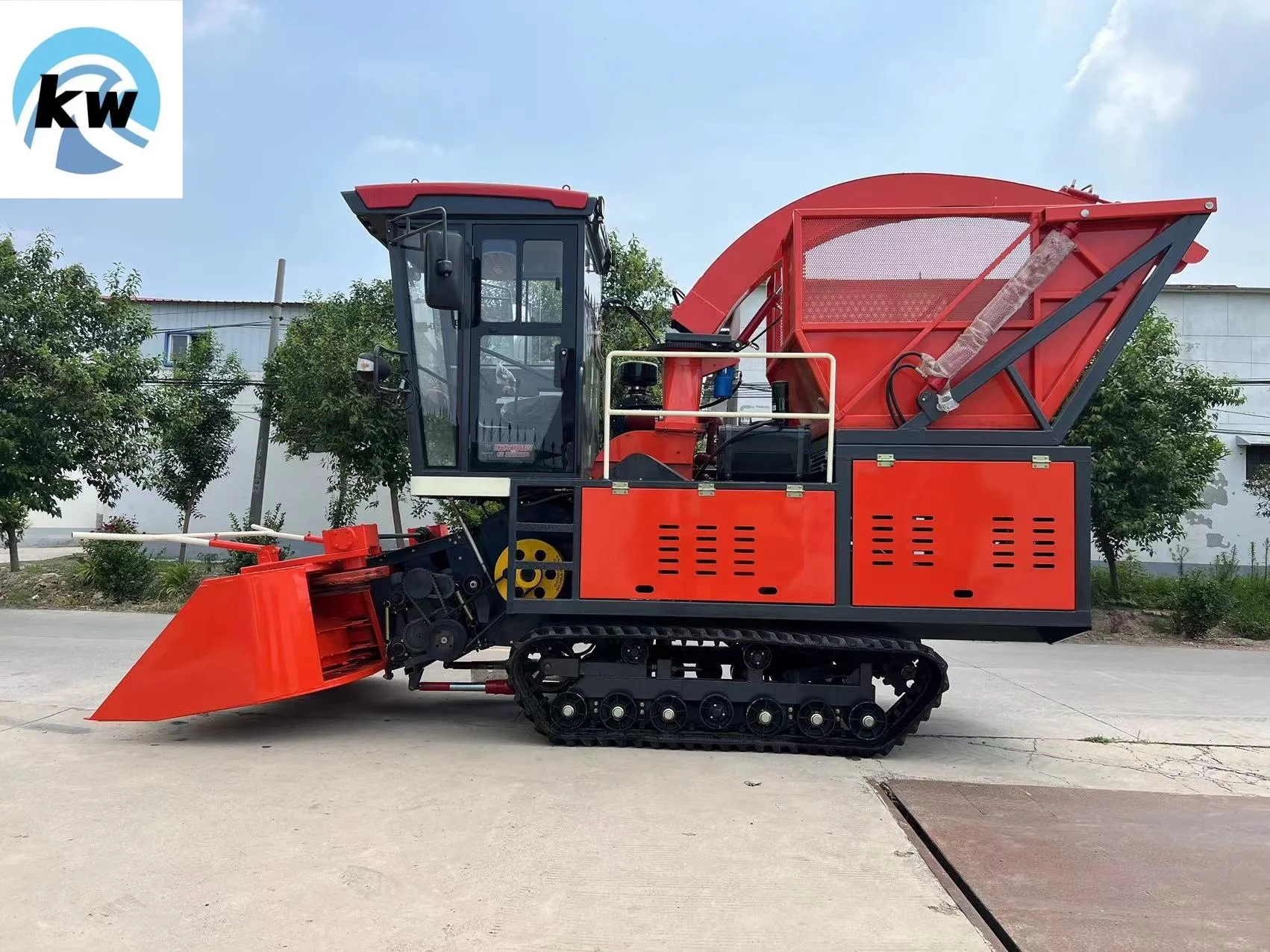 Small Tractor Traction Corn Track Silage Harvester Feed For Sale - Buy ...