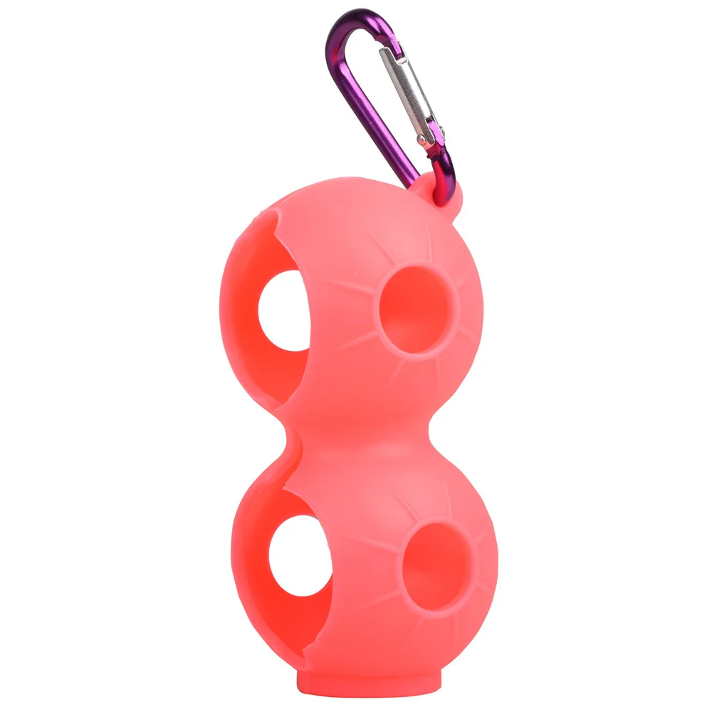 Hangable Golf Ball Holder Bag Silicone Golf Ball Holder Pouch ...