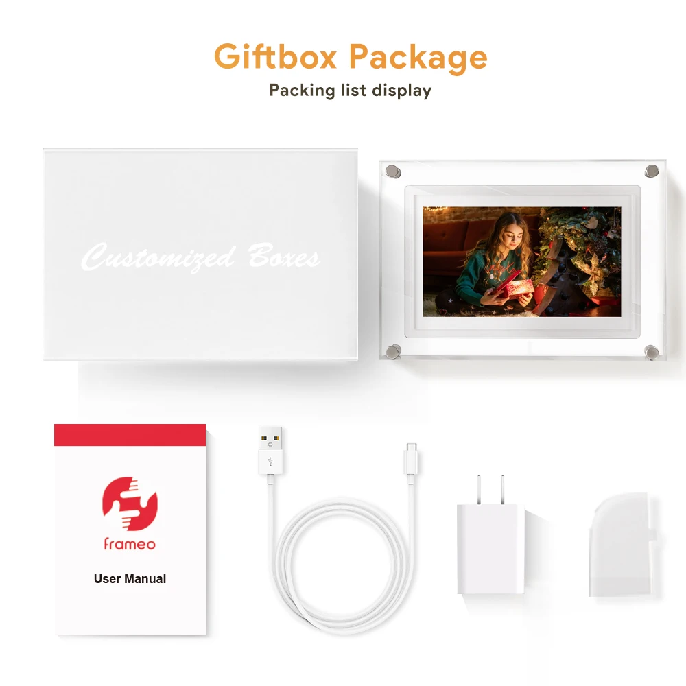 Amaboo 5 Inch Wifi Acrylic Digital Video Photo Picture Frame - Buy ...