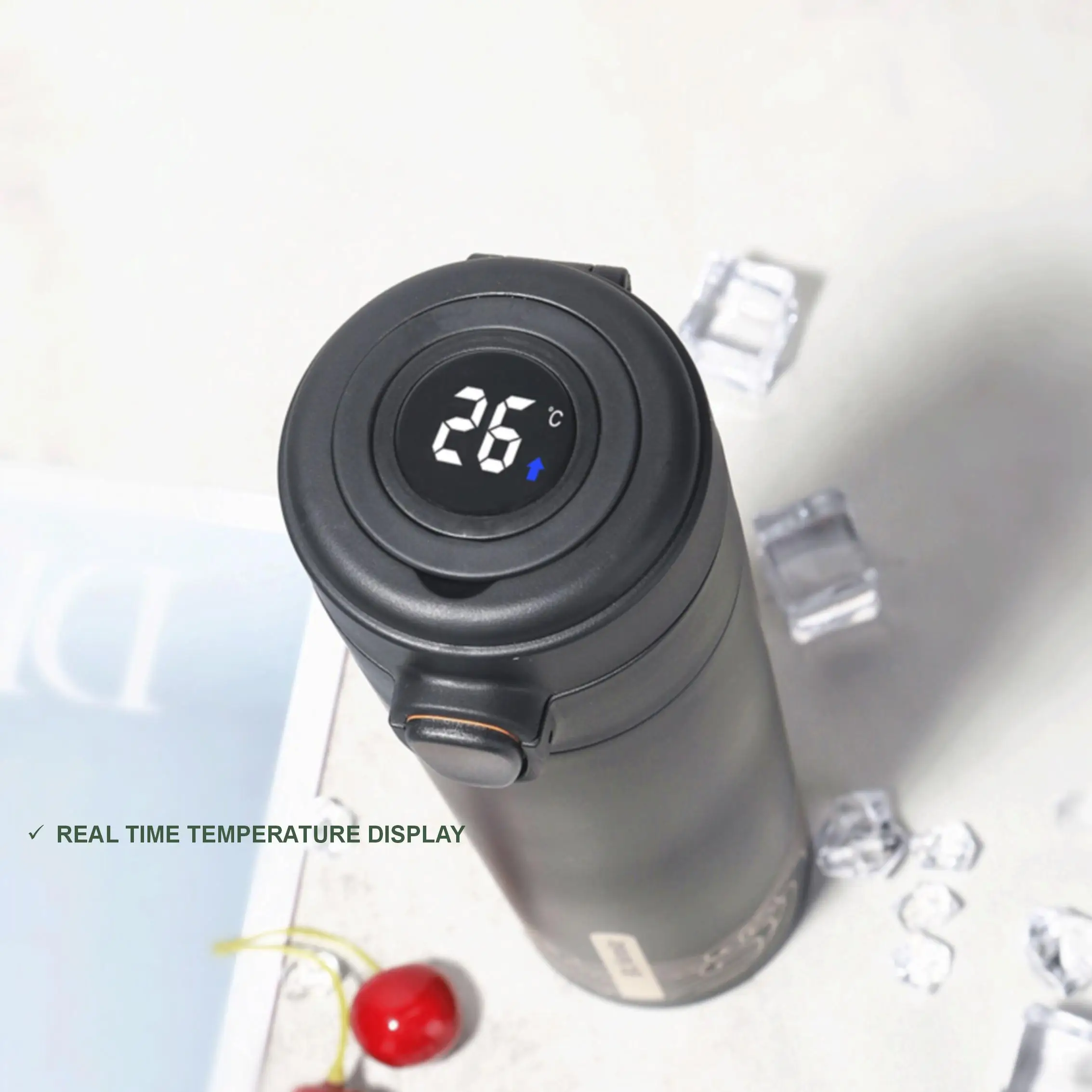 2023 Digital Vacuum Flasks with LED Temperature Display Stainless Steel ...