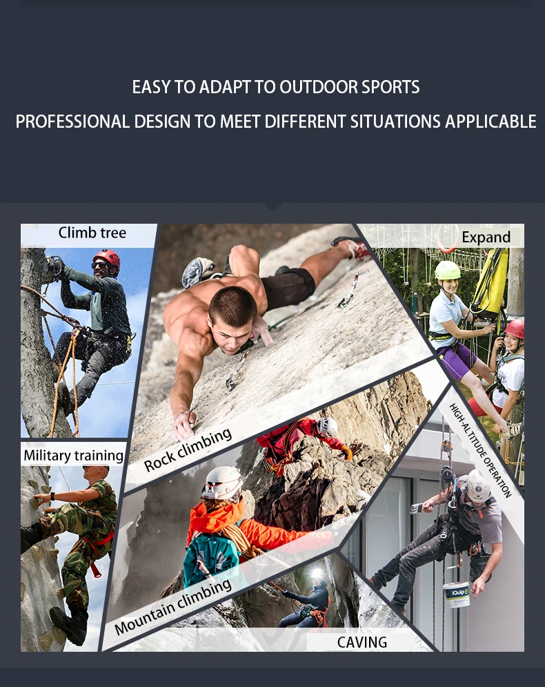 Popular 10.5mm Nylon Climbing High Altitude Operation Safety Rope - Buy ...