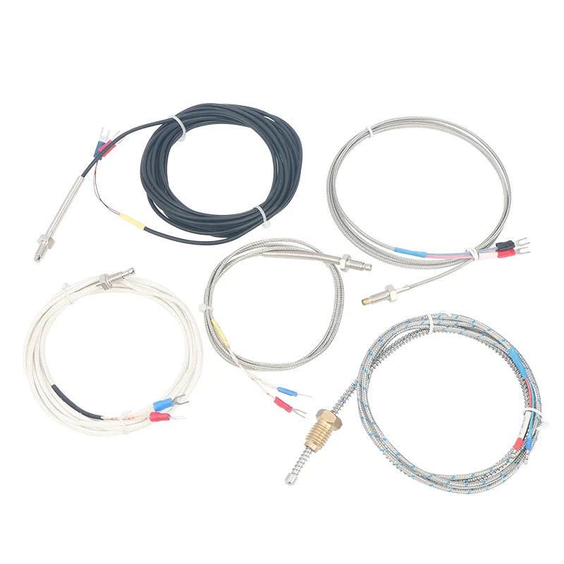 PT100 Thermocouple Sensor RTD Probe M4 Brass Screw Platinum Resistance ...