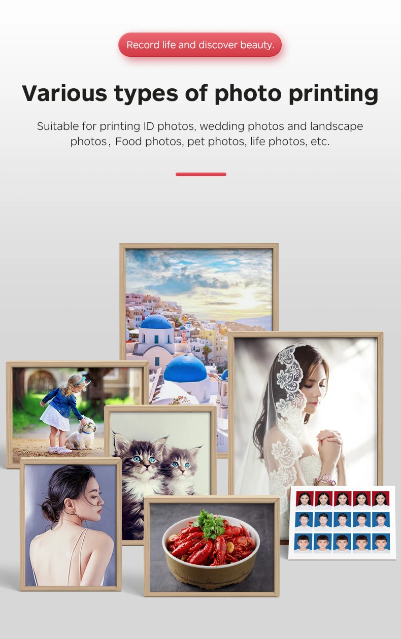 Premium 4*6 10*15cm 240g Glossy Photo Paper for Inkjet Printing 180g 200g 230g A3 A4 3R 4R 5R ...