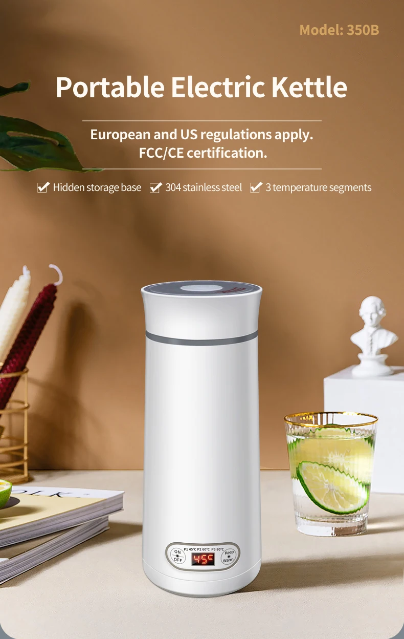 Travel Portable Electric Kettle - Fast Boil & Convenience