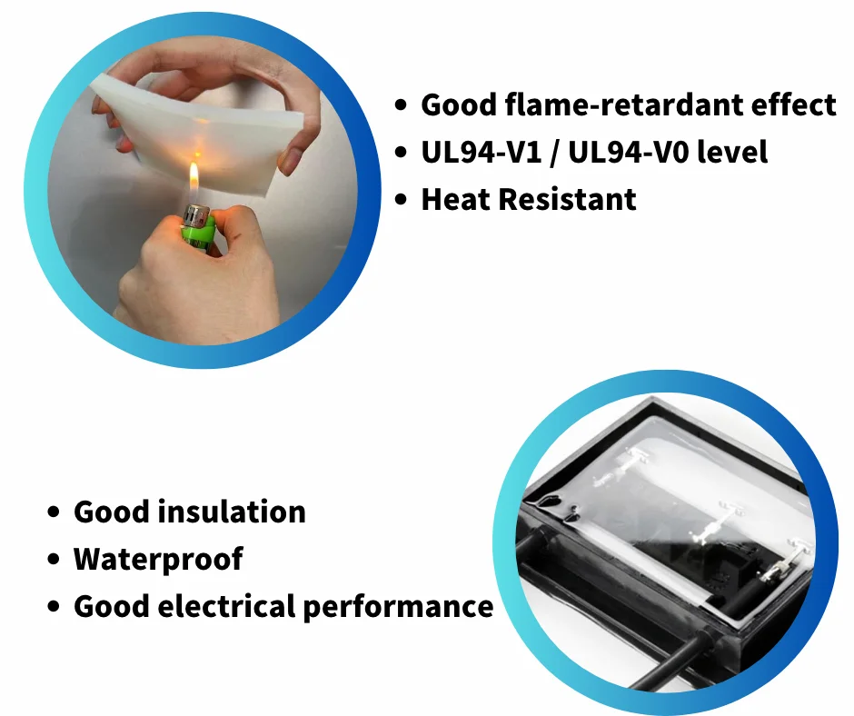 Transparent Rtv2 Silicone Rubber Electronic Potting Components For (ems ...