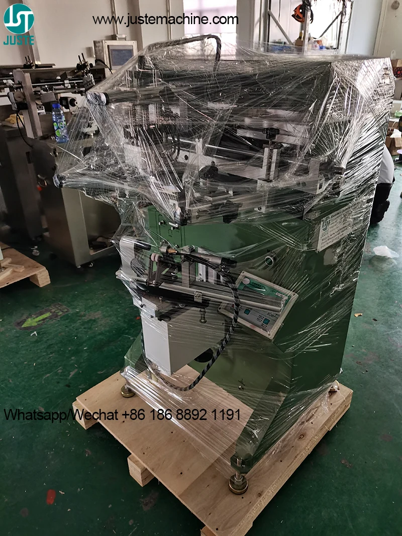 Plastic Conical Jar Screen Printing Machine Manual Automatic Print ...