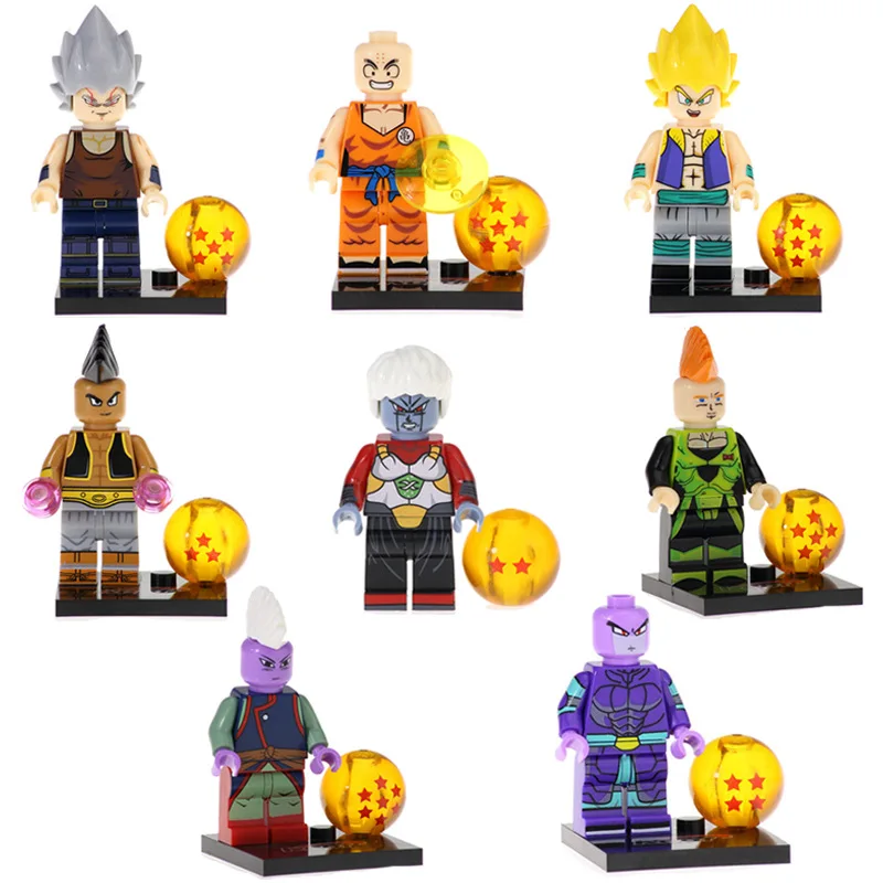 Dbz Japanese Anime Goku Vegeta Gohan Trunks Ball Z Gogeta Building ...