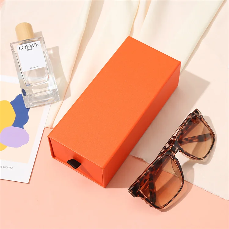 Custom Luxury Kraft Drawer Paper Box For Sunglasses Wholesale Price Eco ...