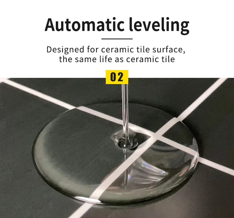 Transparent Waterproof Adhesive Tile Floor In Bathroom No Leakage ...