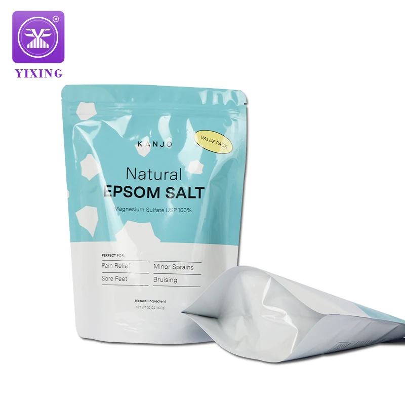 Yixing Custom Packaging Bags Spa Calming Bath Natural Epsom Salt Bath ...
