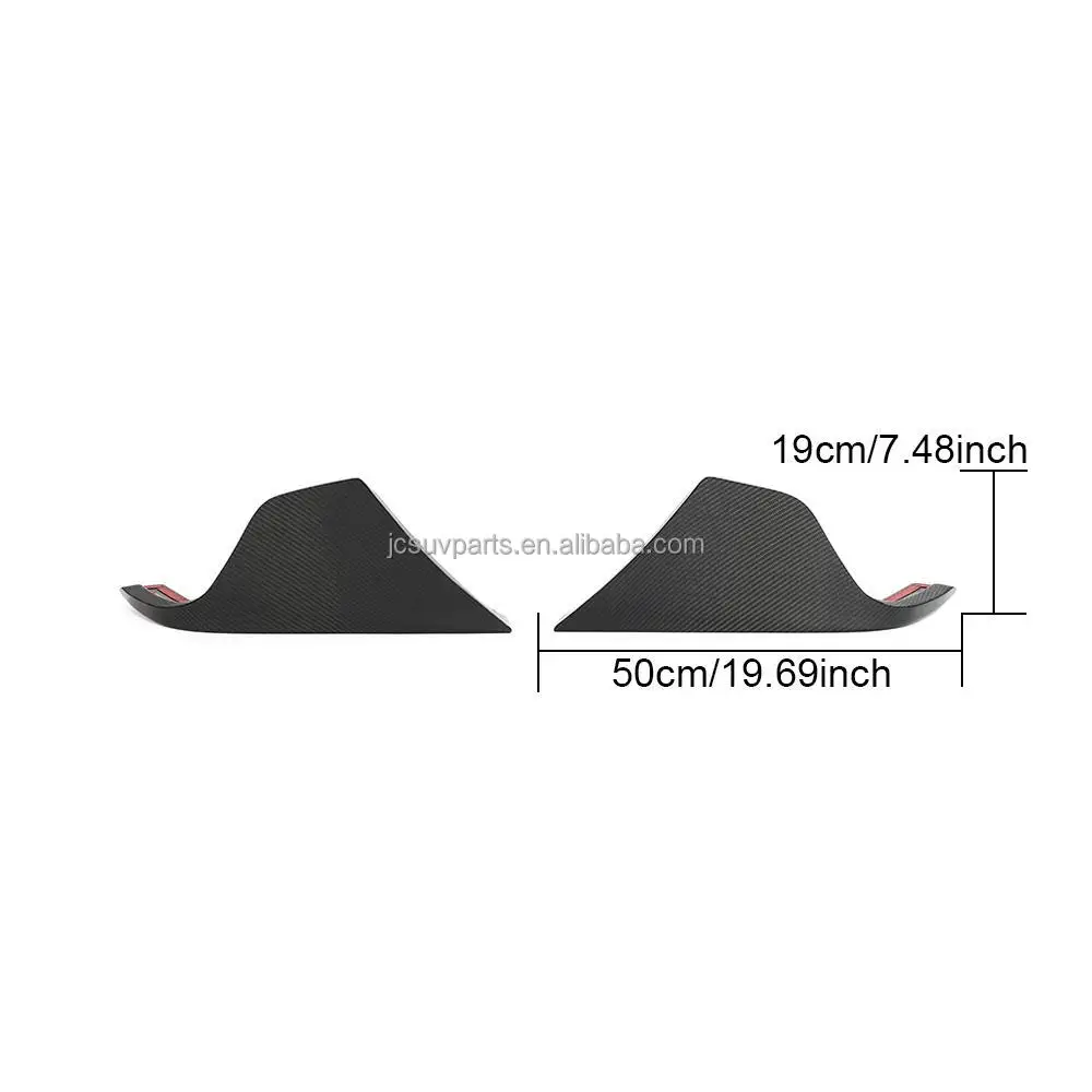 Carbon Fiber Rear Bumper Splitter Flaps Wing Aprons for Toyota Supra ...