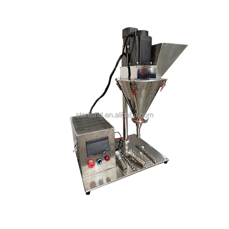 Powder Filler Machine Semi Automatic Helmetwder Auger Filler Volroad ...