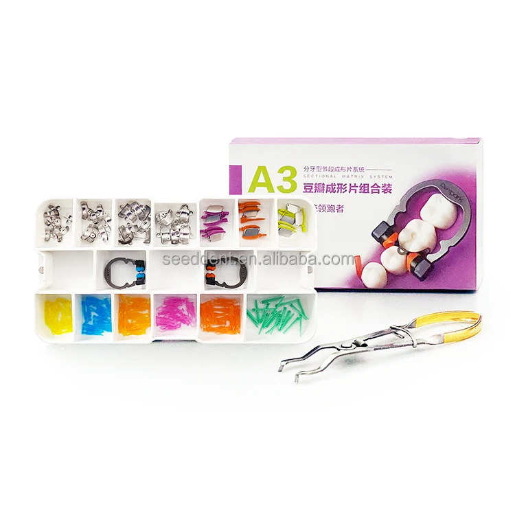 Sectional Matrix System A3 Dental Matrix Bands Kit With Forceps Dmb0620 - Buy Orthodontic ...