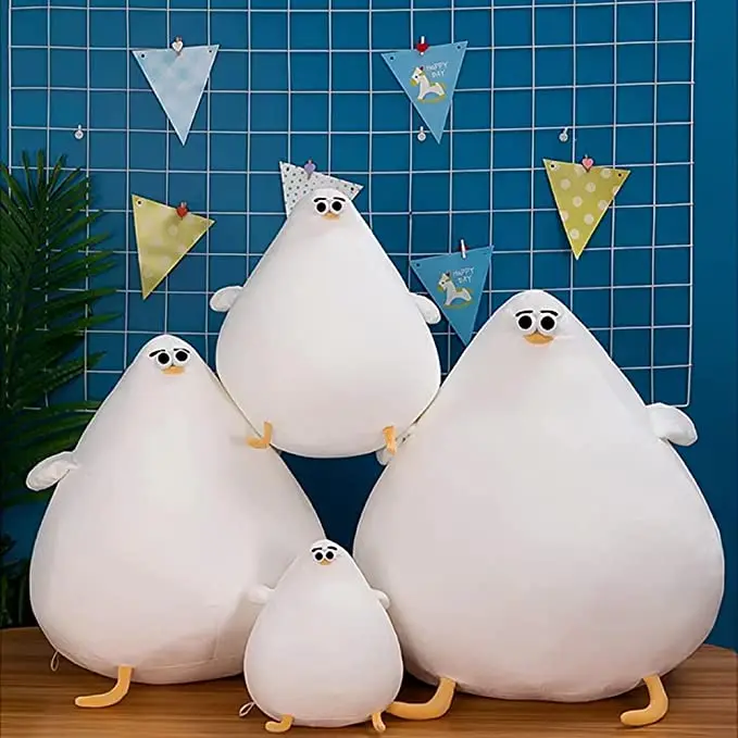 Customized Cute Seagull Fat Chicken Plush Toys - Funny Stuffed Animals