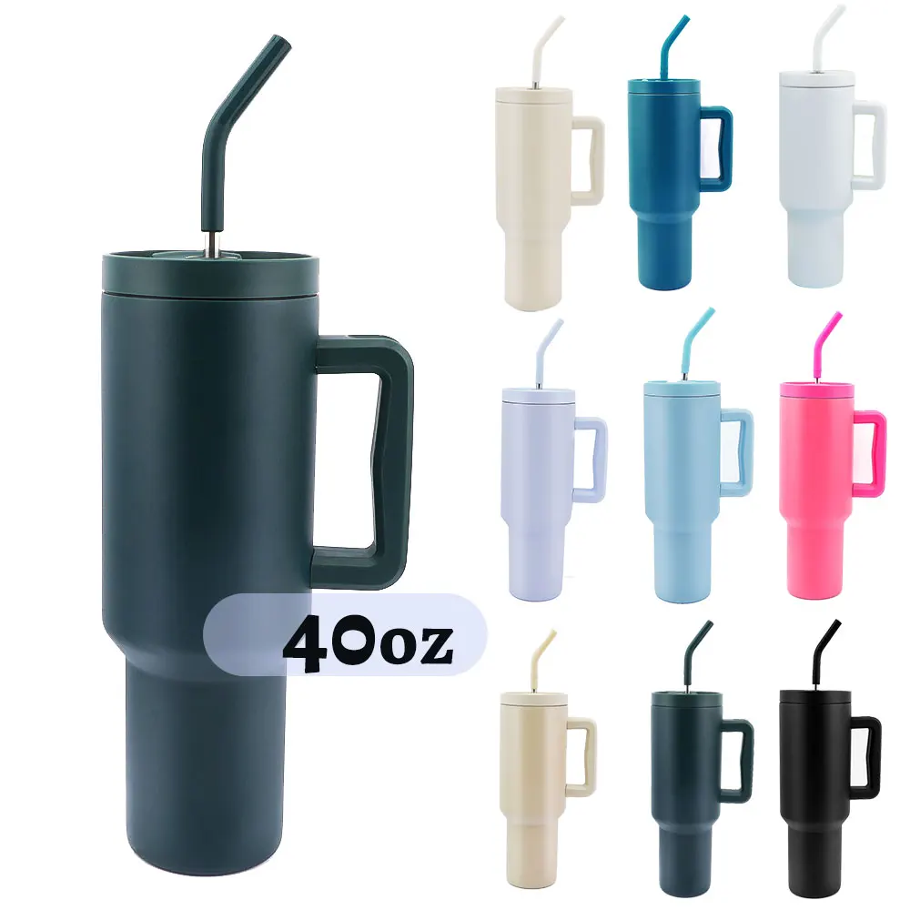 Modern 40oz Adventure Quencher Travel Tumbler With Handle And Straw ...